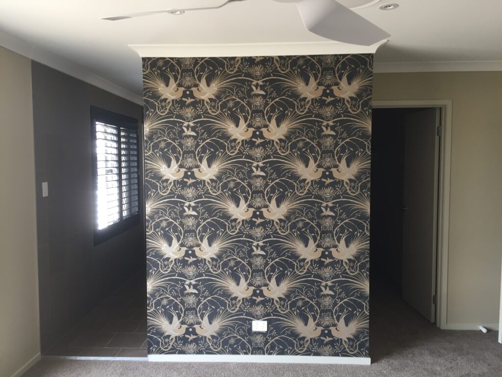 Wallpaper Ideas for using 1 single roll of wallpaper