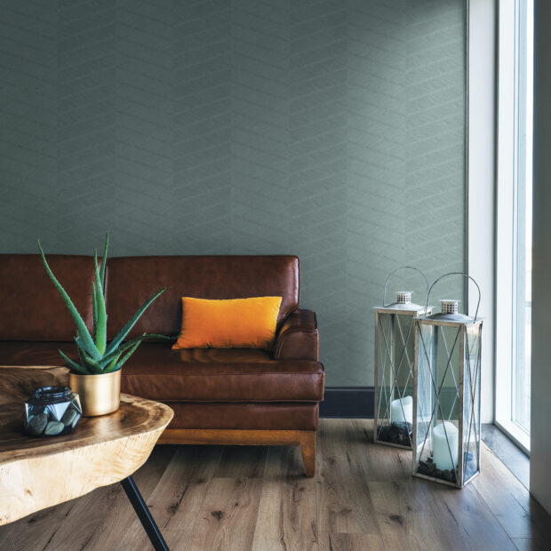 Colours that go with sage green wallpaper & how to use at home