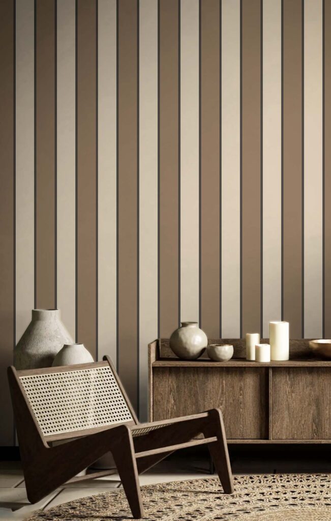 Line 3 stripe wallpaper design